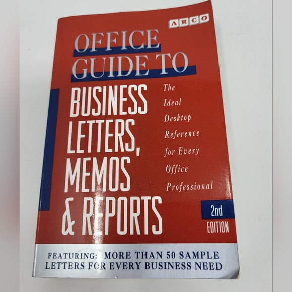 Office | Arcooff Guide To Bus Letters Memos Rpts Office Guide To ...